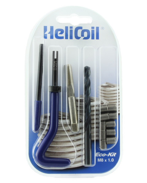 Helicoil Eco Kit M8-1.00p Thread Repair Kit - 10 Inserts | Helicoil ...