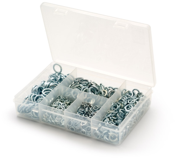 800 Piece Spring Washer Kit M5 M6 M8 M10 & M12 Zinc Plated | Fastener ...