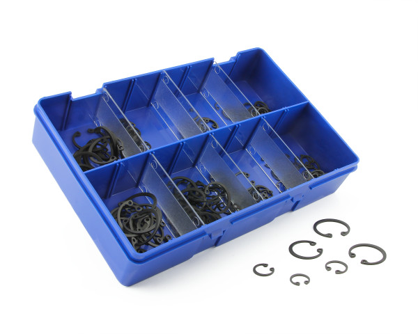 250 Piece Internal Circlip Kit M12-M25 Self Colour KM105252 | Fastener ...