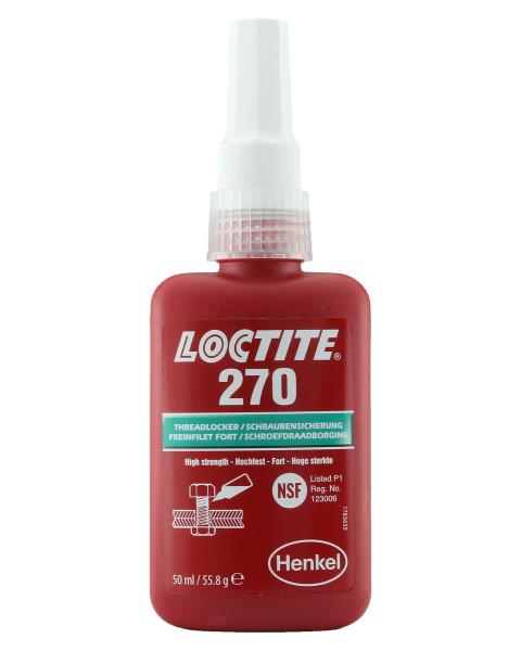 LOCTITE 270 STUDLOCK 50ML H HIGH STRENGTH - Fasteners Fixings and Tools